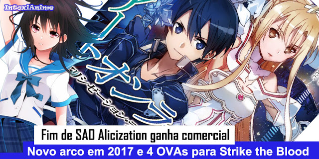 Comercial do Fim de SAO Alicization, Novo arco confirmado e 4 OVAS de ...