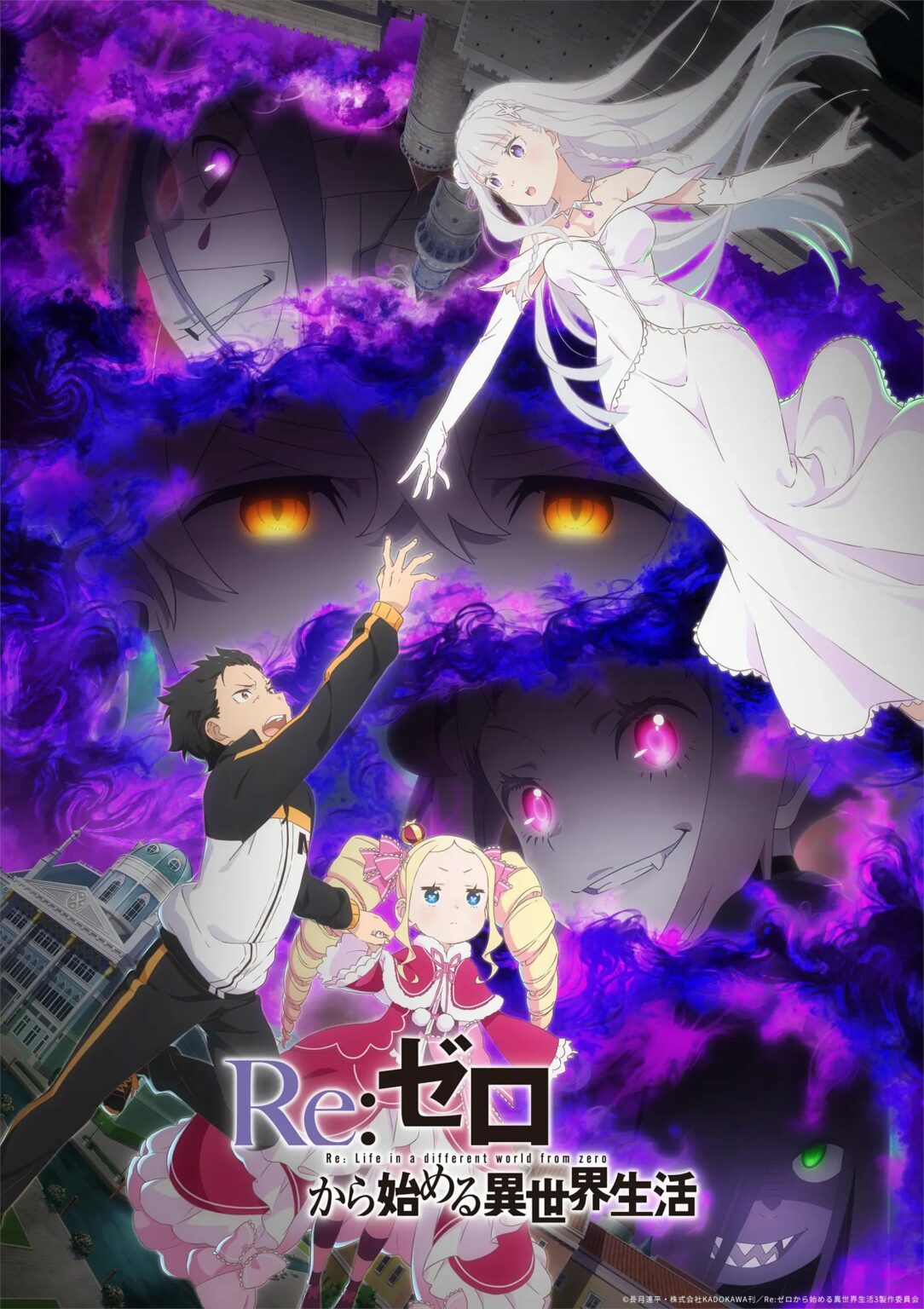 Re:Zero – 3º temporada ganha novo visual - IntoxiAnime
