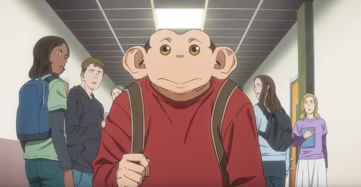Darwin Jihen – Anime sobre protagonista meio-chimpanzé ganha 1º trailer ...