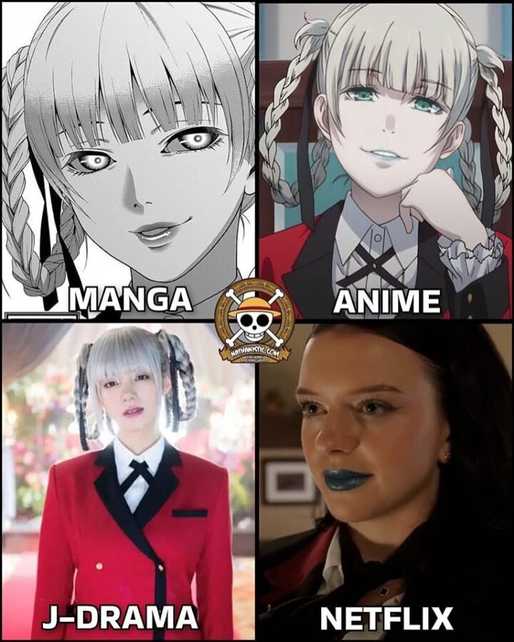 Kakegurui (Anime, Manga, J-Drama) vs. BET (Netflix Live-Action ...